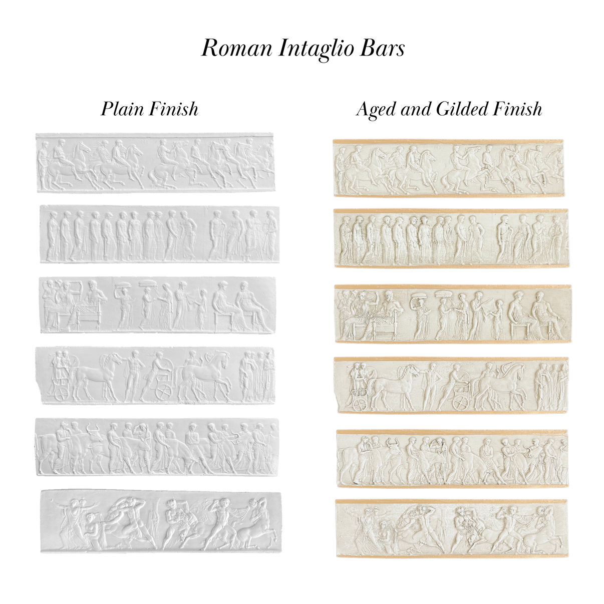 Roman Intaglio Bars – Sidebar Designs