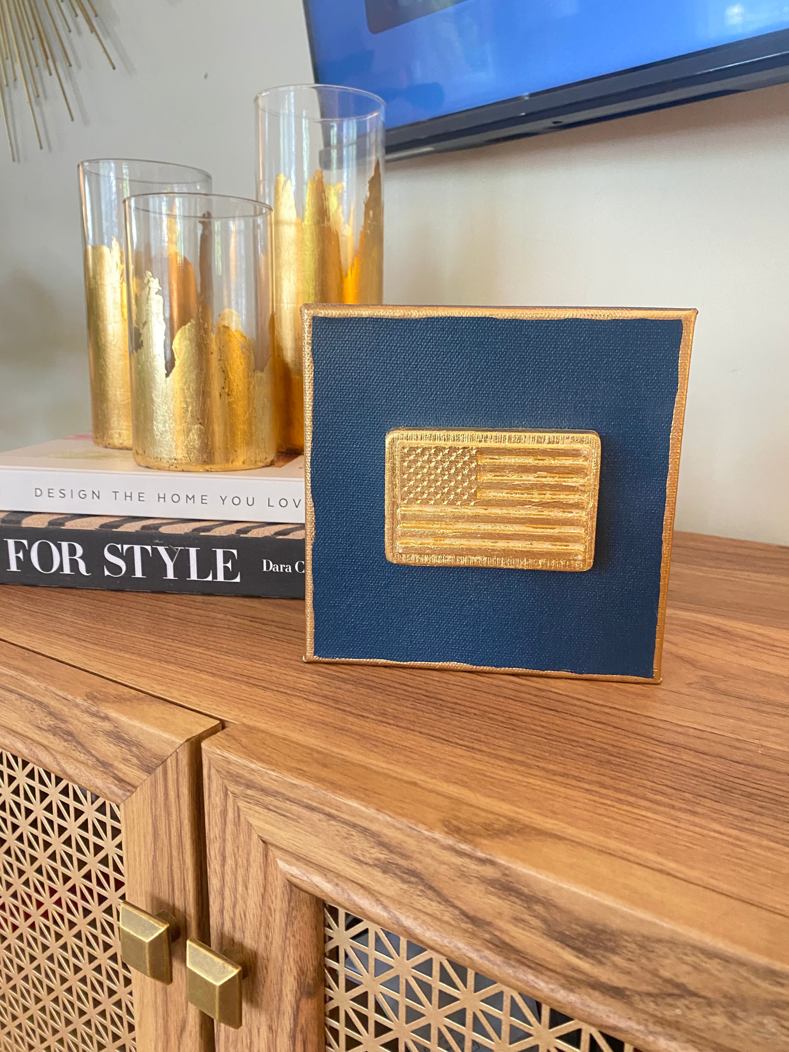 6x6 American Flag Canvas – Sidebar Designs